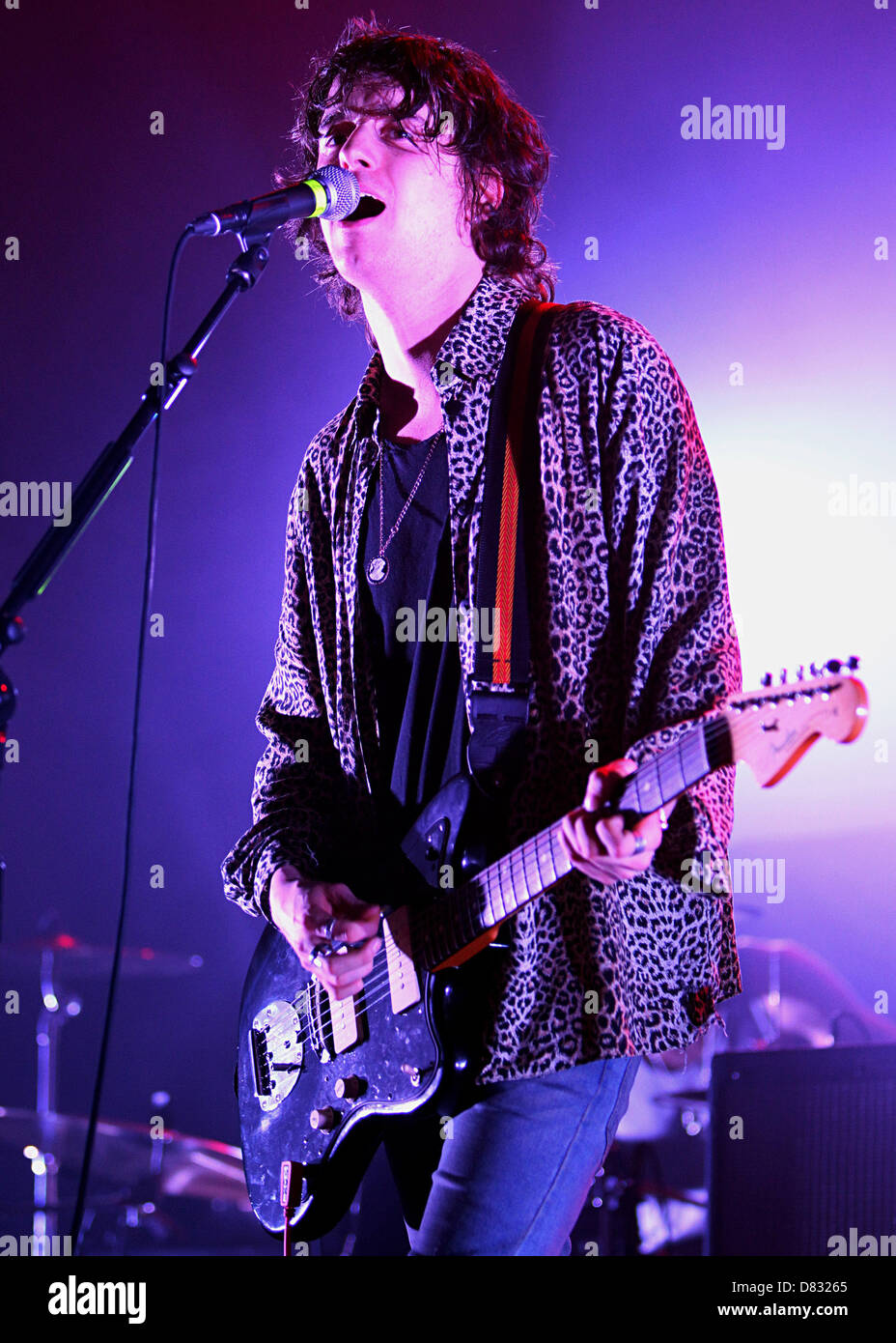 Johnny Lloyd of Tribes performing live onstage during the NME Award ...