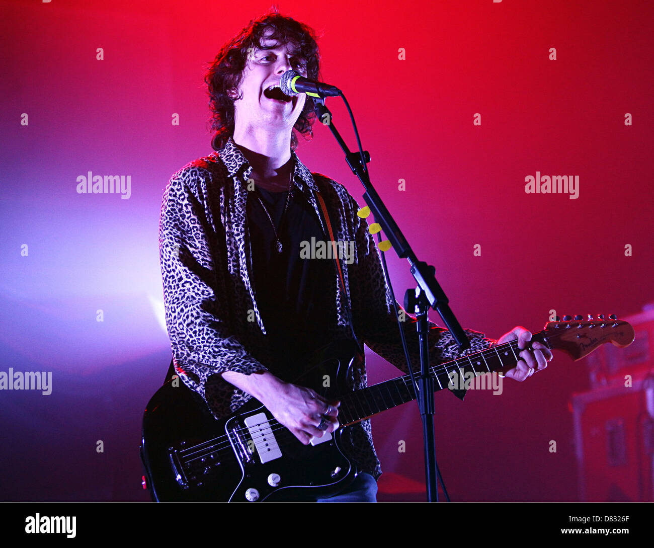 Johnny Lloyd of Tribes performing live onstage during the NME Award ...
