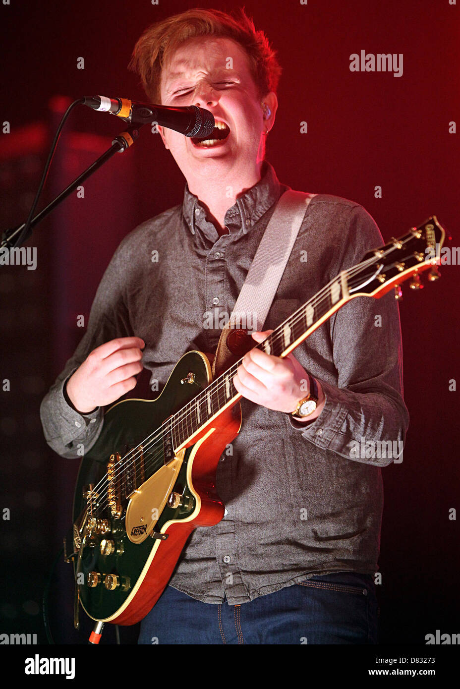 Alex trimble of two door cinema club hi-res stock photography and ...