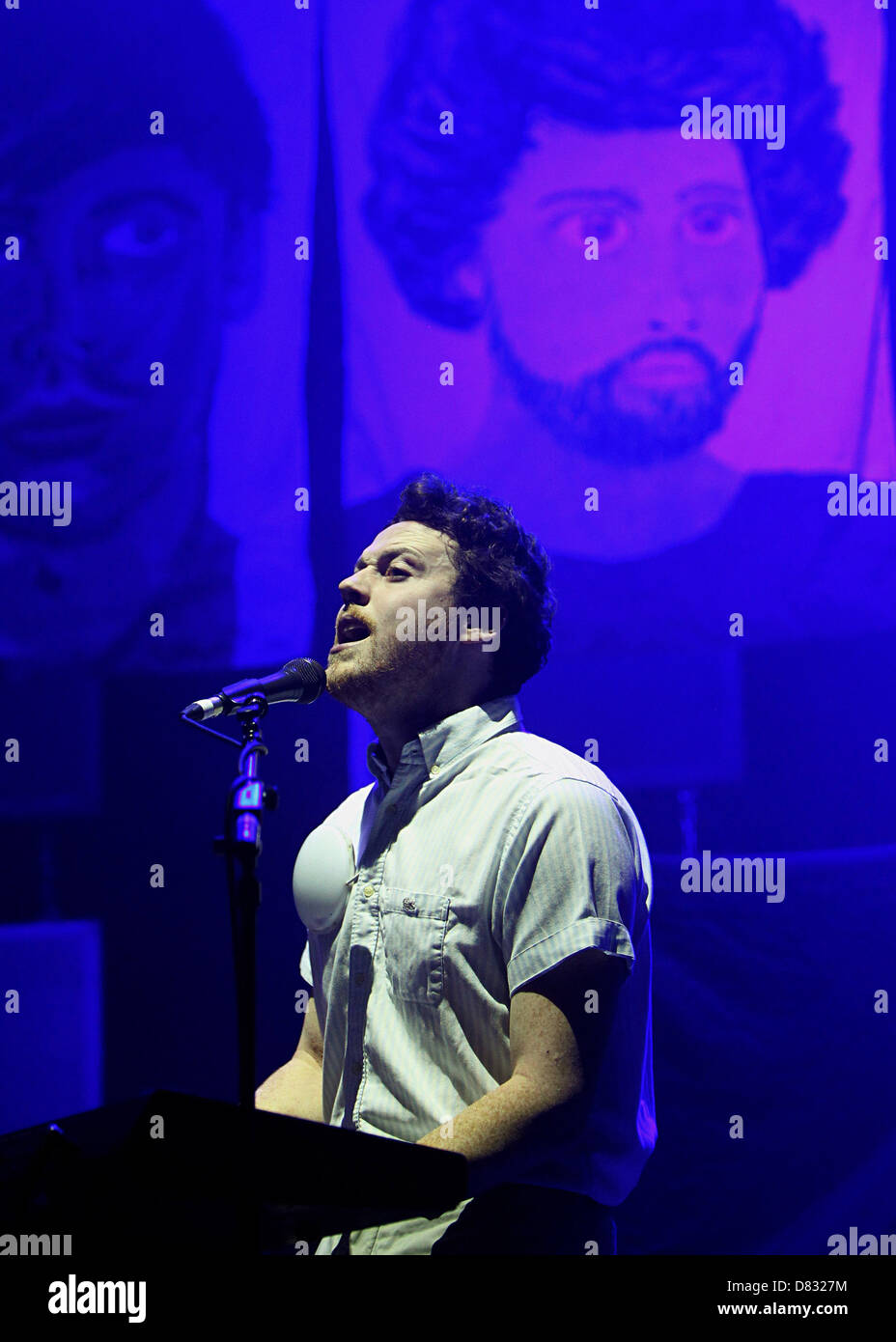 Joseph Mount of Metronomy performing live onstage during the NME Award ...