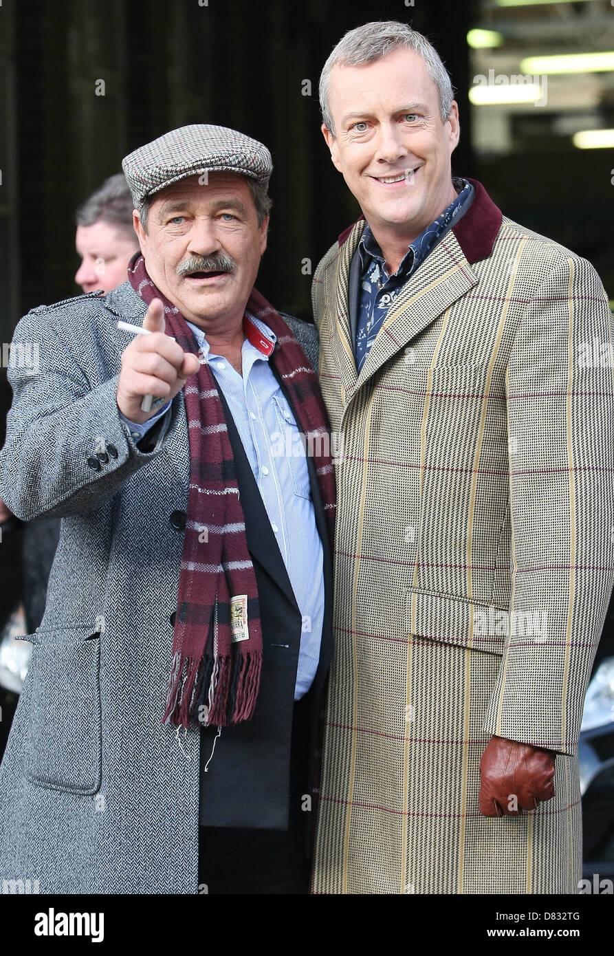 Deon Stewardson and Stephen Tompkinson at the ITV studios London ...