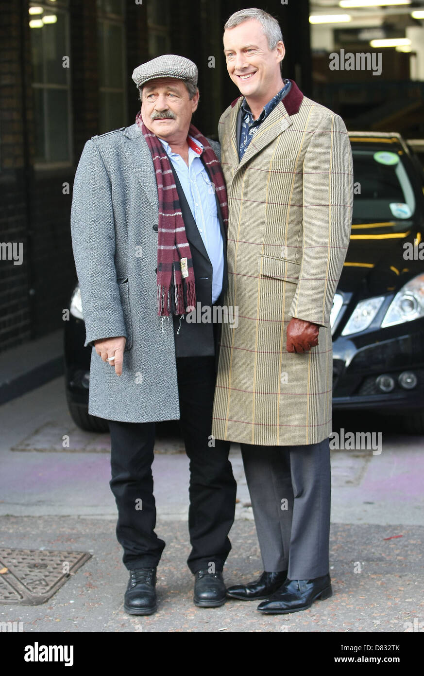 Deon Stewardson and Stephen Tompkinson at the ITV studios London ...