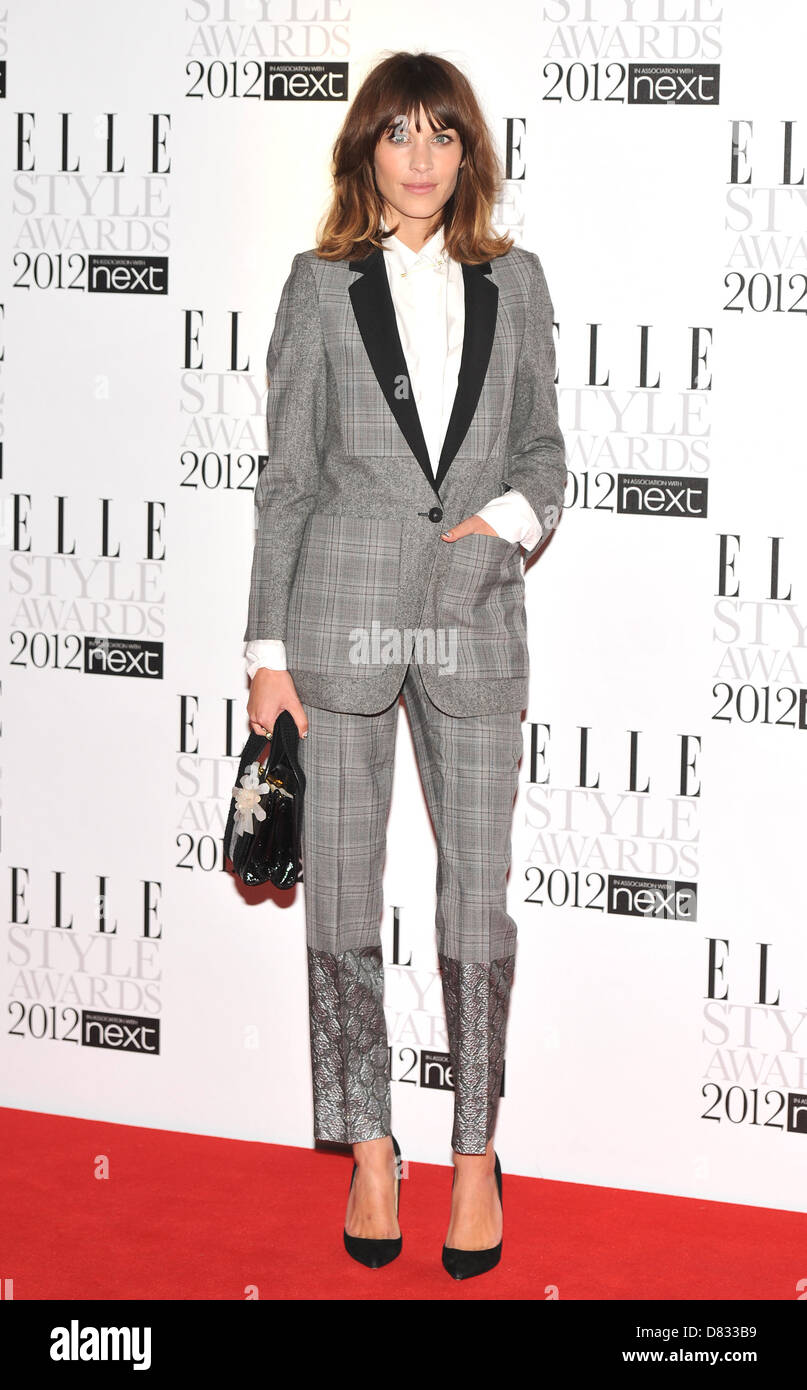 Alexa chung at elle style awards at the savoy hi-res stock photography ...