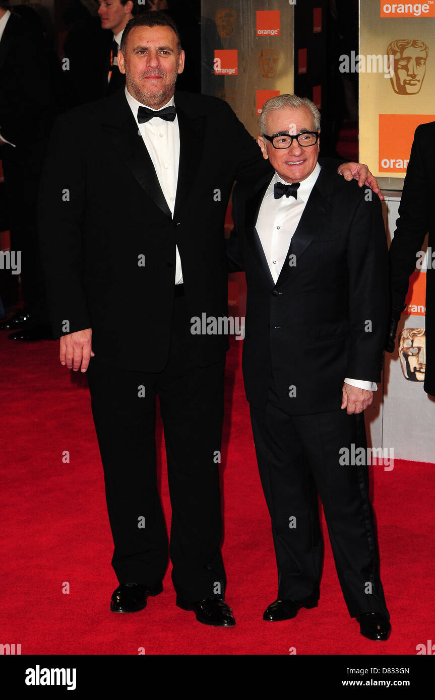 Graham King and Martin Scorsese at Orange British Academy Film Awards ...