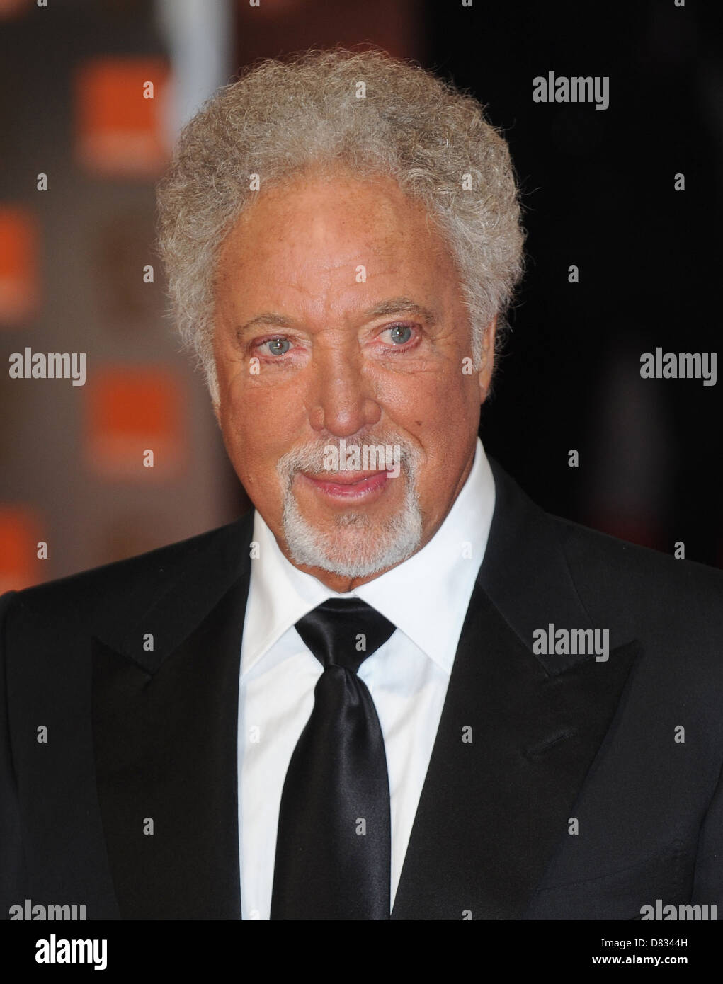 Sir Tom Jones arriving at the British Academy Film Awards (BAFTAs) in ...