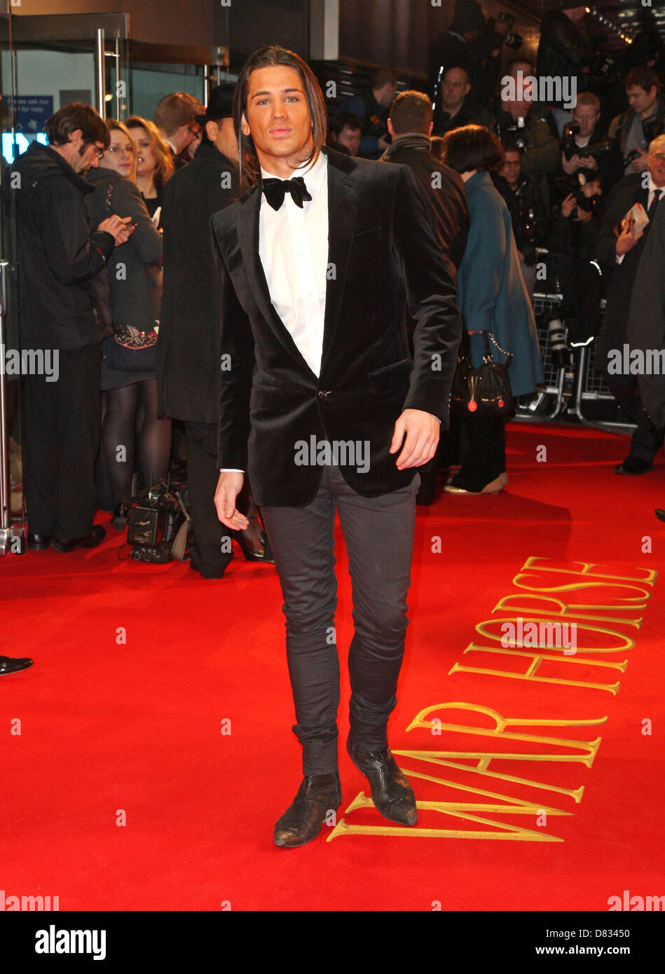 Ollie Lock War Horse UK premiere - Arrivals London, England - 08.01.12 ...