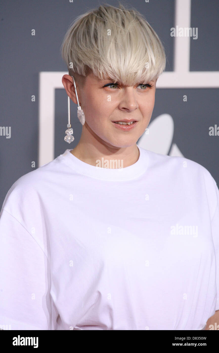Robyn 54th Annual GRAMMY Awards (The Grammys) - 2012 Arrivals held at ...
