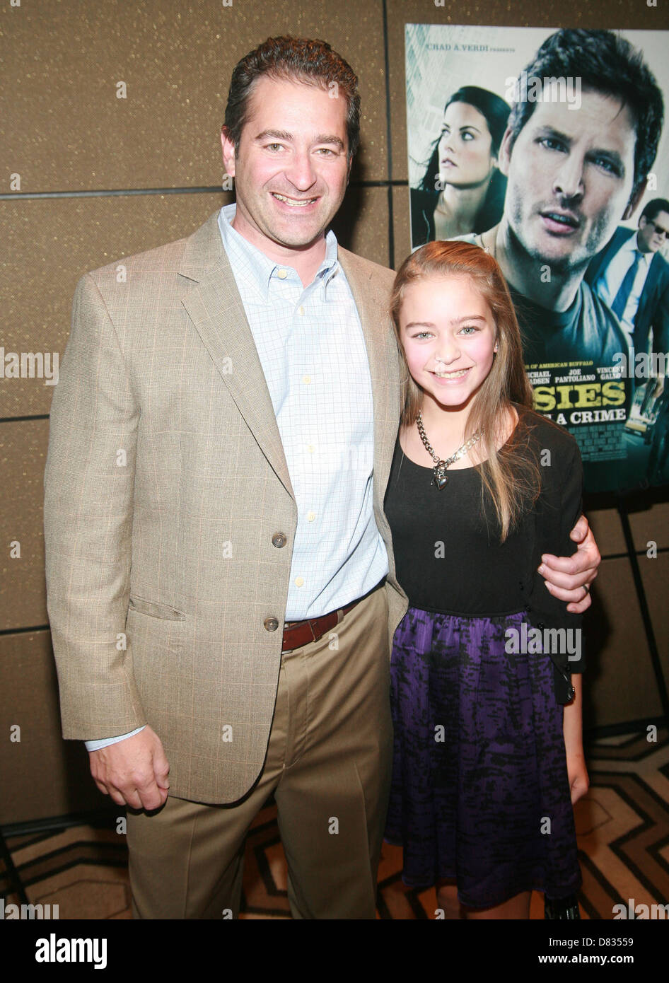 Producer Chad A. Verdi and daughter Sera Verdi attending a special ...