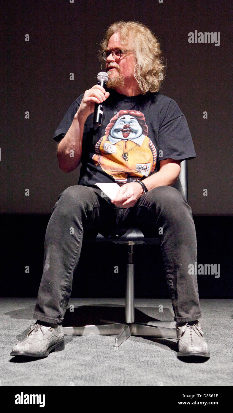 Ron English American artist Ron English attends the view and discussion ...