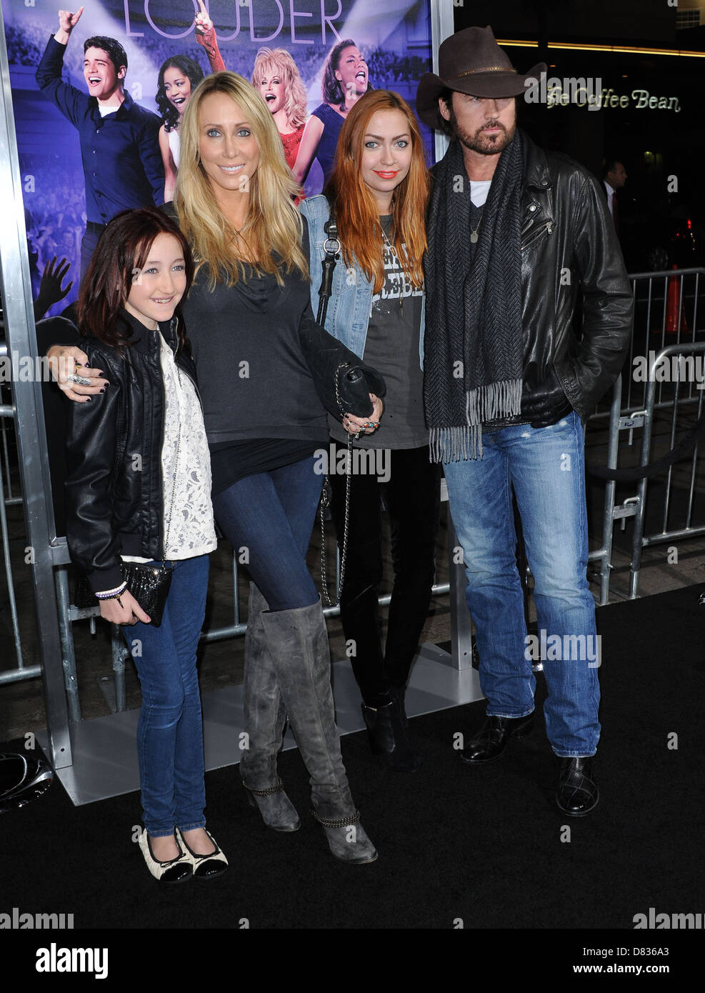 Brandi Cyrus, Noah Cyrus, Tish Cyrus and Billy Ray Cyrus The premiere ...