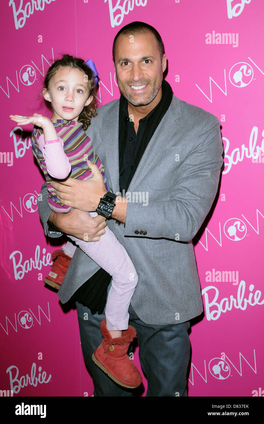 Nigel Barker and Jasmine Ines Barker visting Barbie - The Dream Closet ...