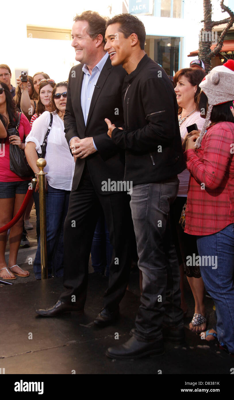 Piers Morgan Celebrities at The Grove ahead of their appearances on ...