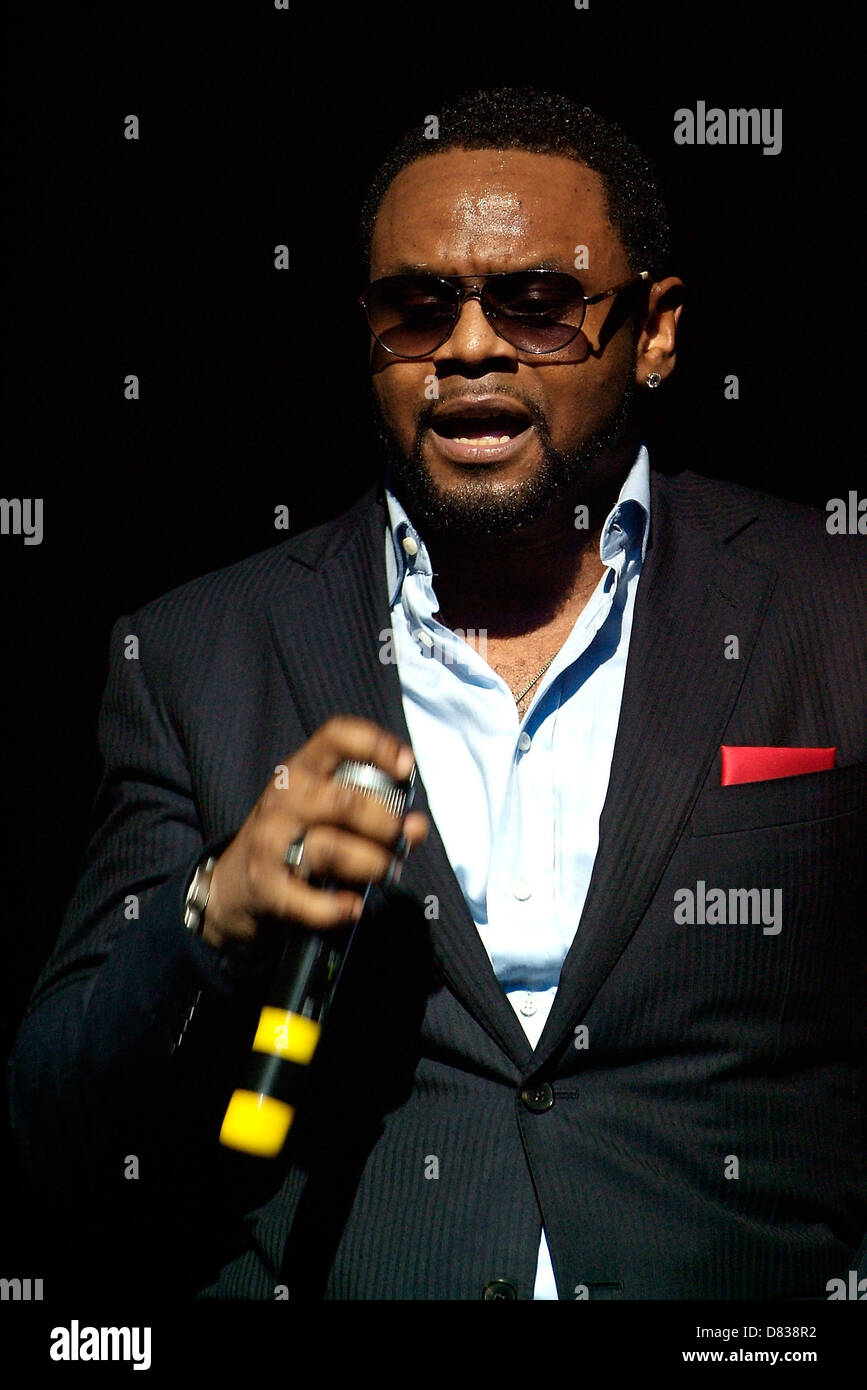 Carl Thomas performing live during Love and Laughter Tour at James L ...