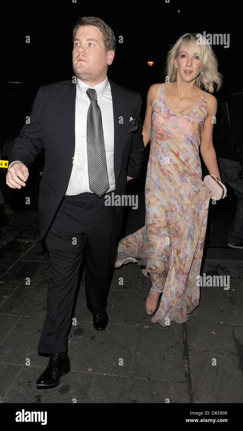 James Corden and Julia Carey leaving Harvey Weinstein's Orange British ...