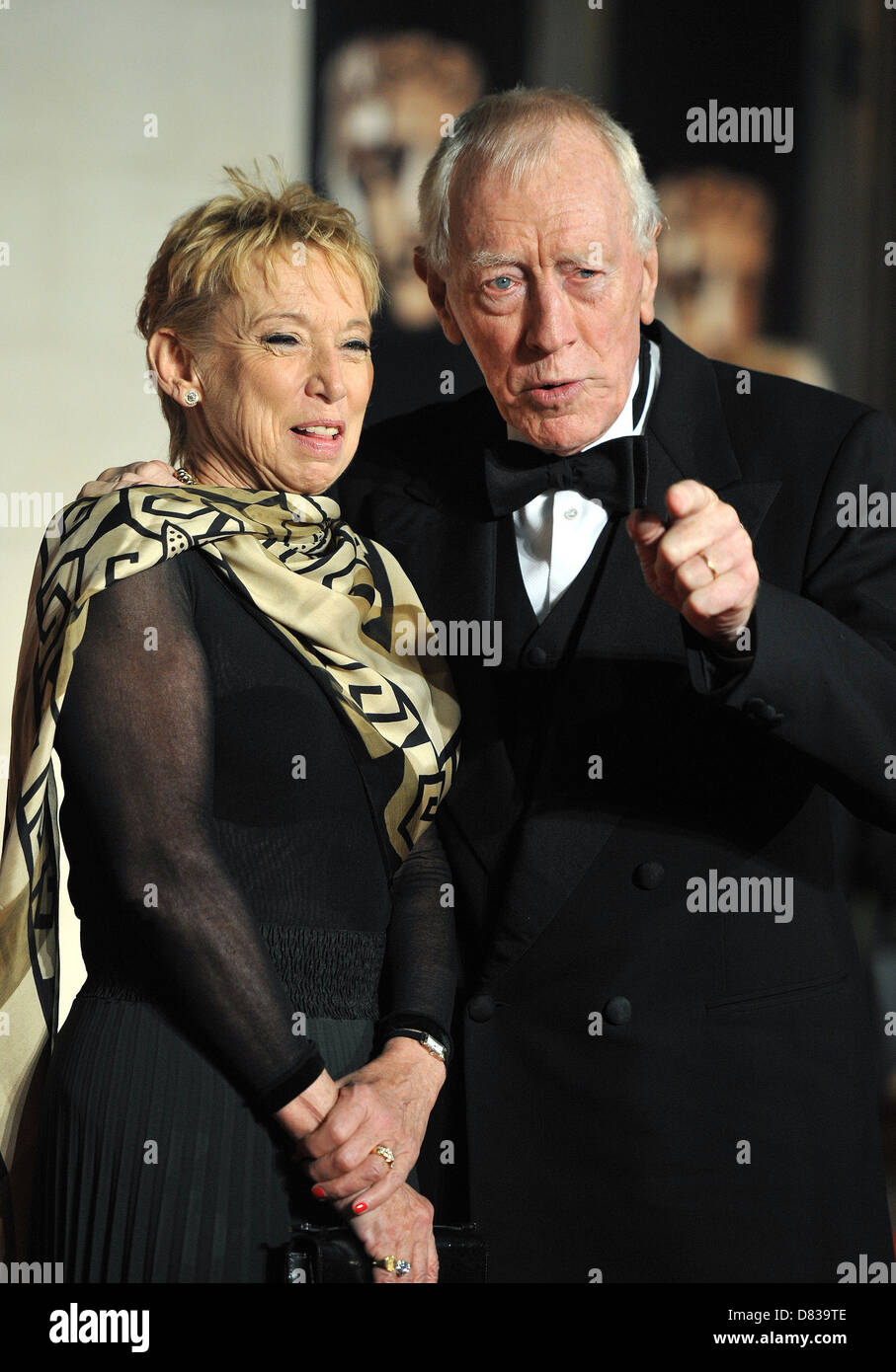 Catherine Brelet and Max Von Sydow Orange British Academy Film Awards ...