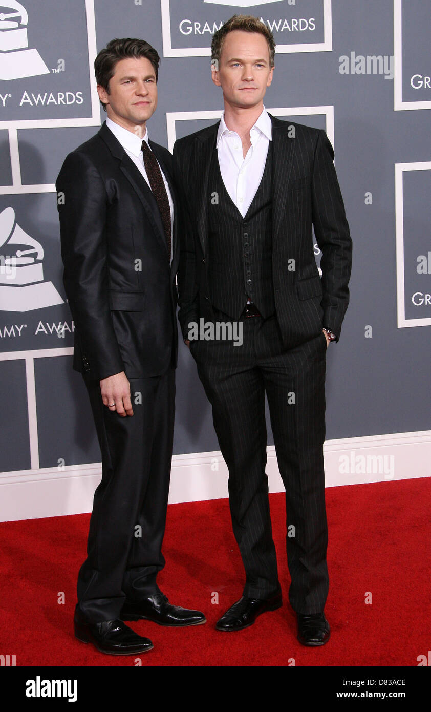 David Burtka and Neil Patrick Harris 54th Annual GRAMMY Awards (The Grammys) - 2012 Arrivals ...