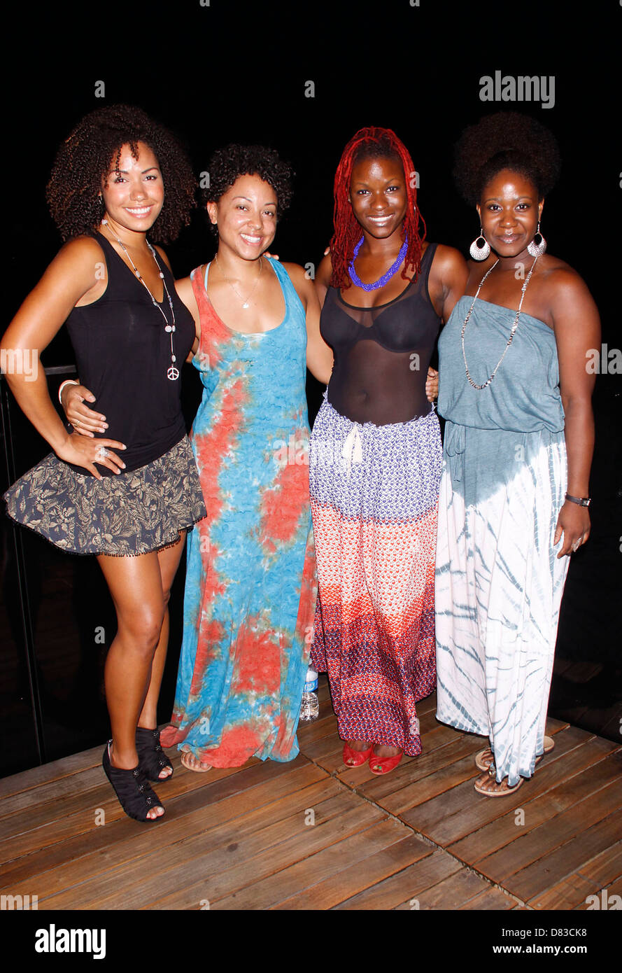 Tanesha Ross, Shaleah Adkisson, Lulu Fall and Phyre Hawkins The cast of ...