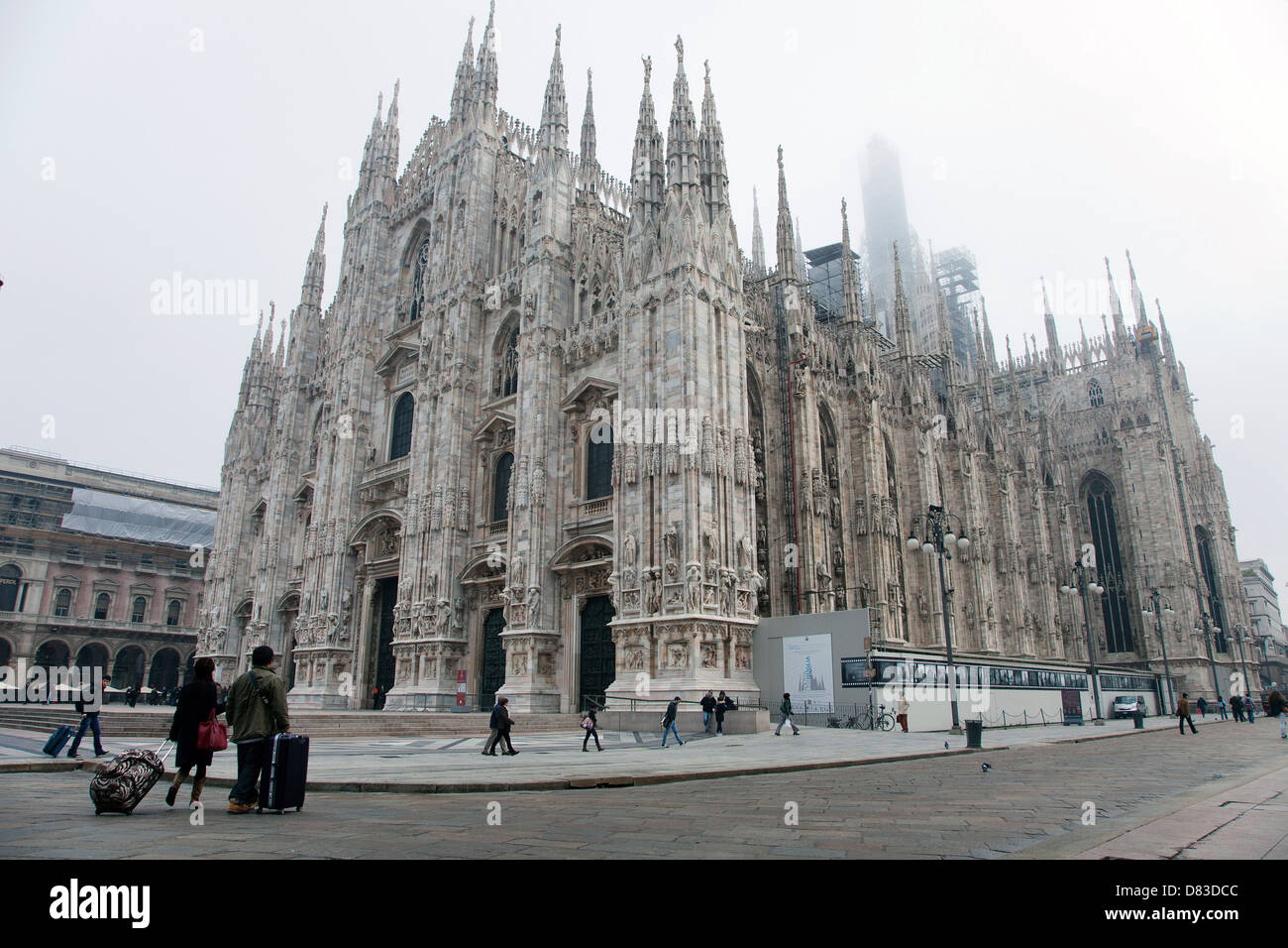 The Duomo as seen from the Piazza Duomo in Milan, Italy Stock Photo - Alamy