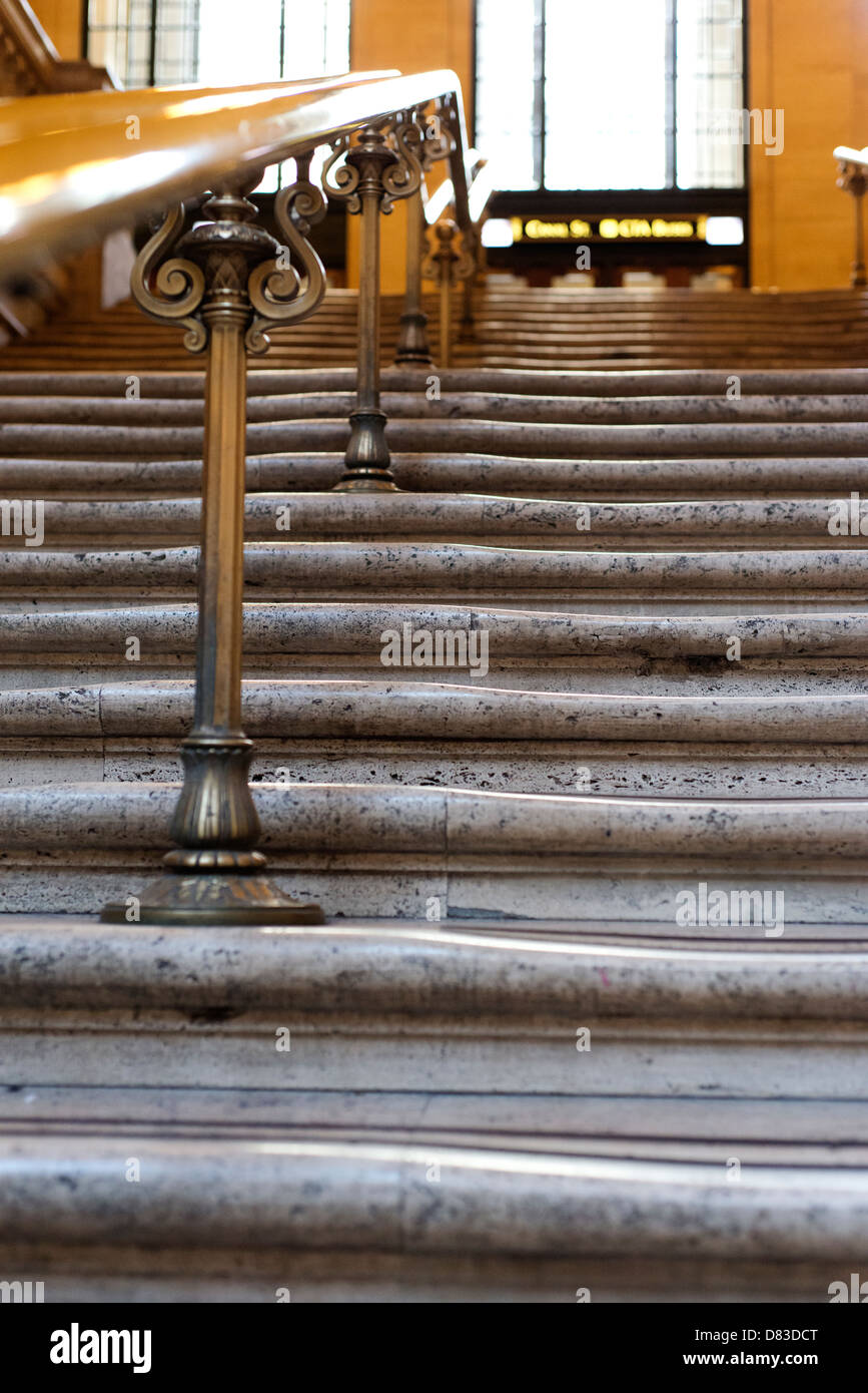 Worn steps at Union Station Stock Photo - Alamy