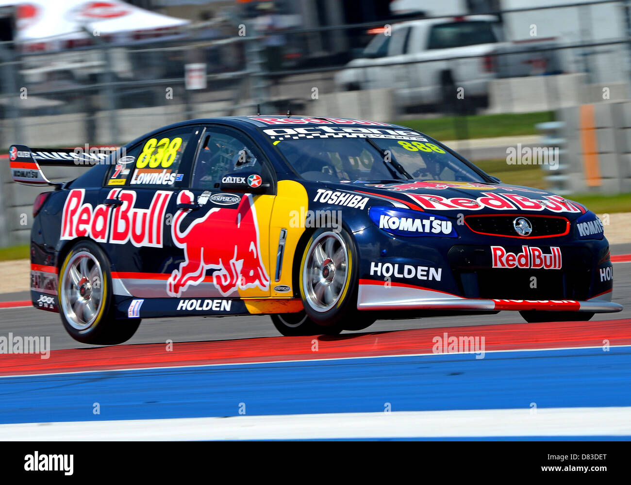 Austin, Texas, USA. 17th May 2013. Graig Lowndes #888 of Red Bull Racing Australia during V8 ...