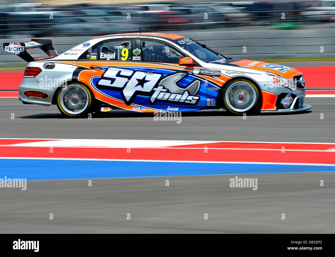 Austin, Texas, USA. 17th May 2013. Maro Engel #9 of SP Tools Racing ...
