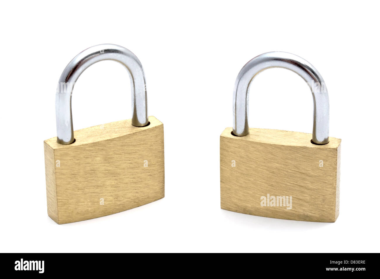 Padlock isolated on white background Stock Photo - Alamy
