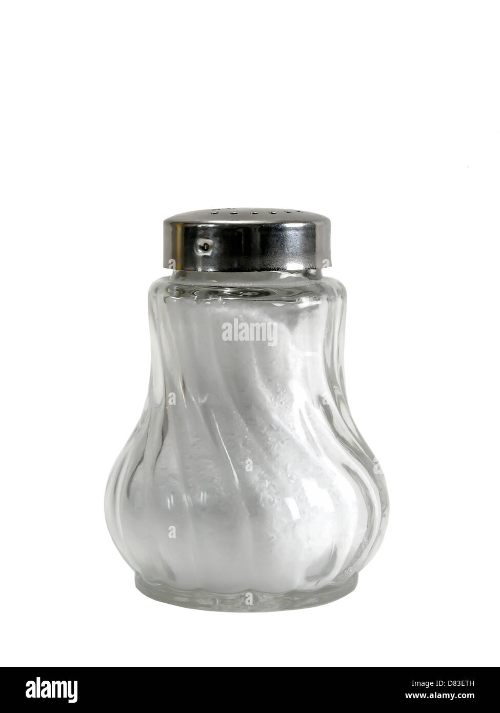 Salt shaker isolated on white background Stock Photo - Alamy