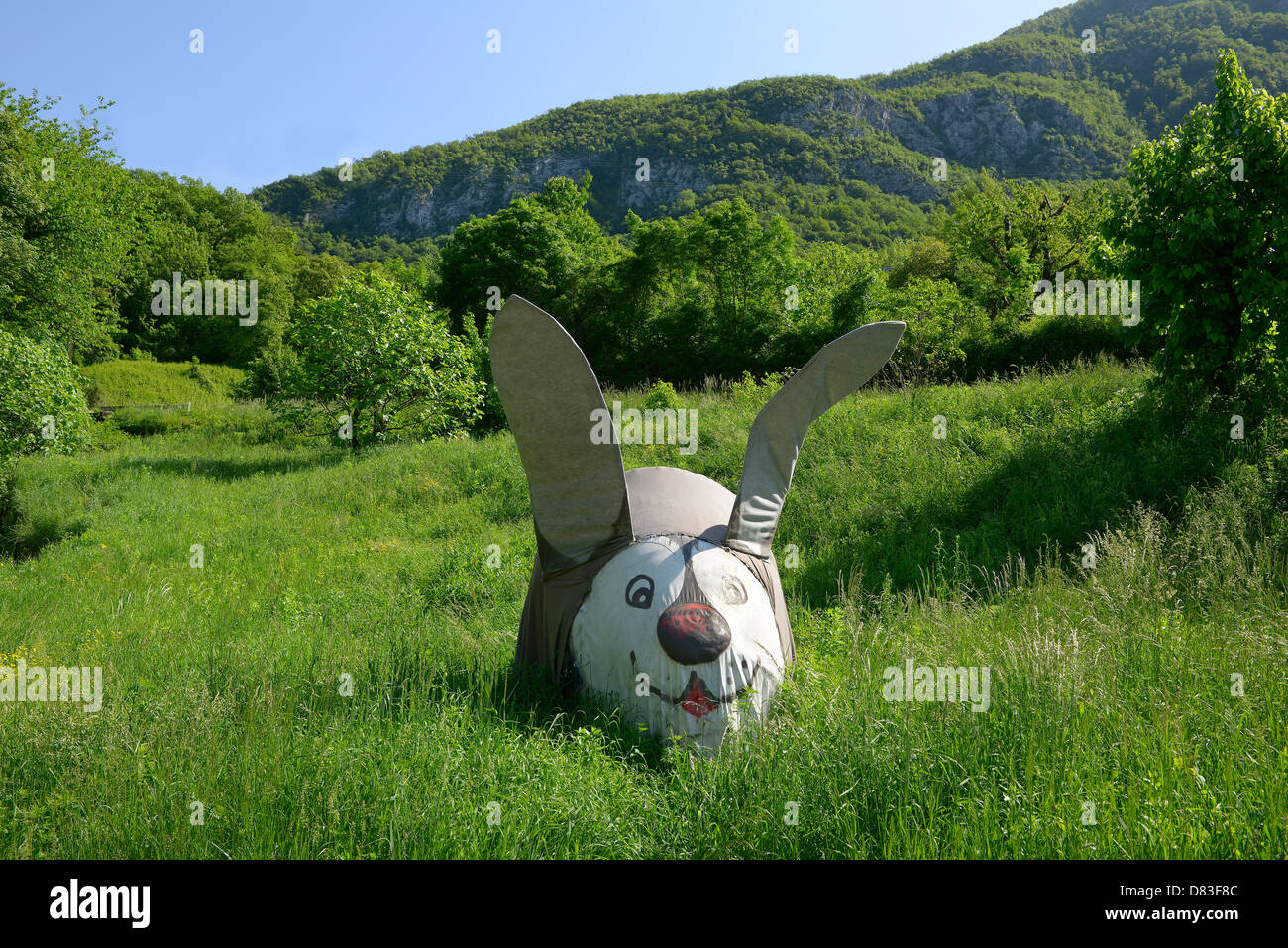 puppet in the field Stock Photo - Alamy
