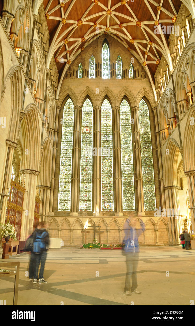 Five sisters window york minster hi-res stock photography and images ...