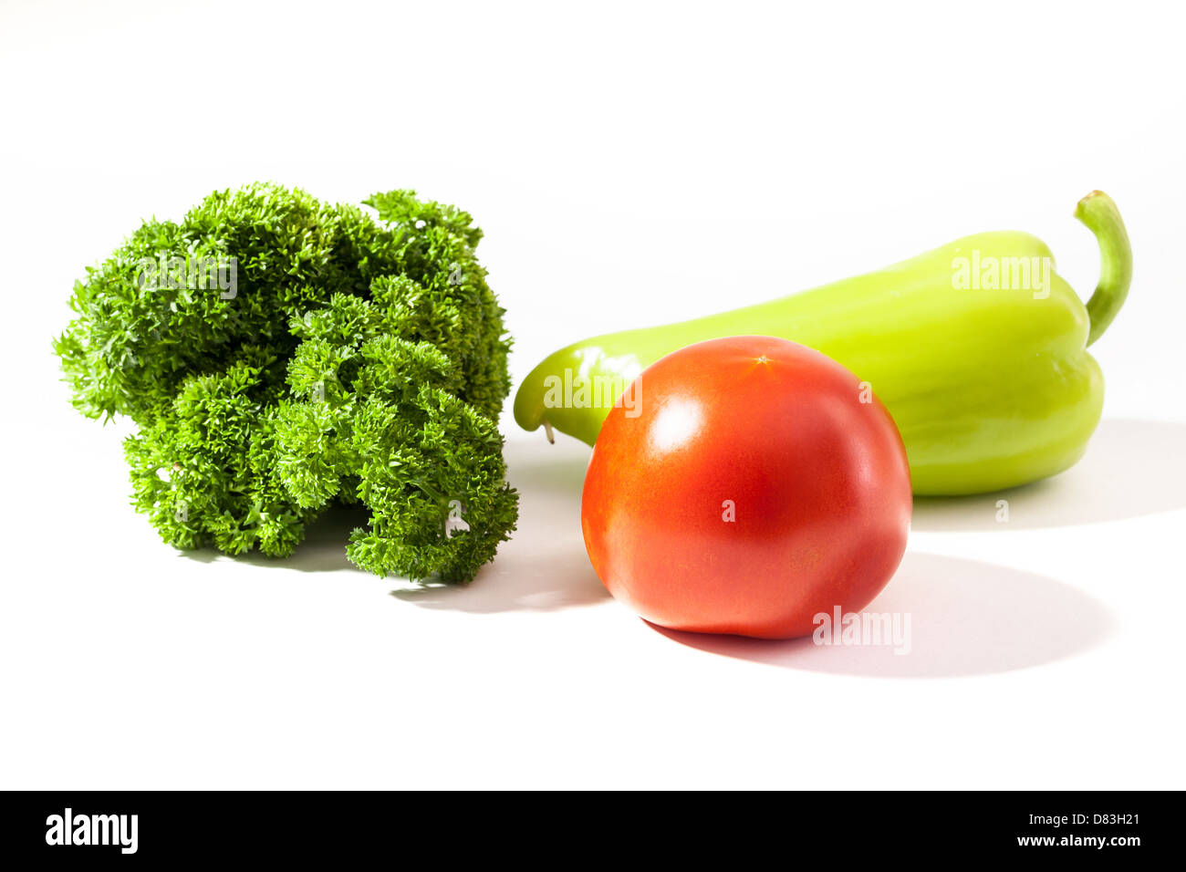 Different vegetables, tomato, broccoli and pepper Stock Photo - Alamy