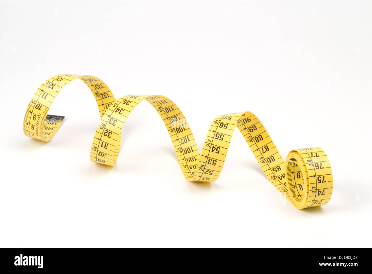 Tailor tape measure to wound Stock Photo - Alamy