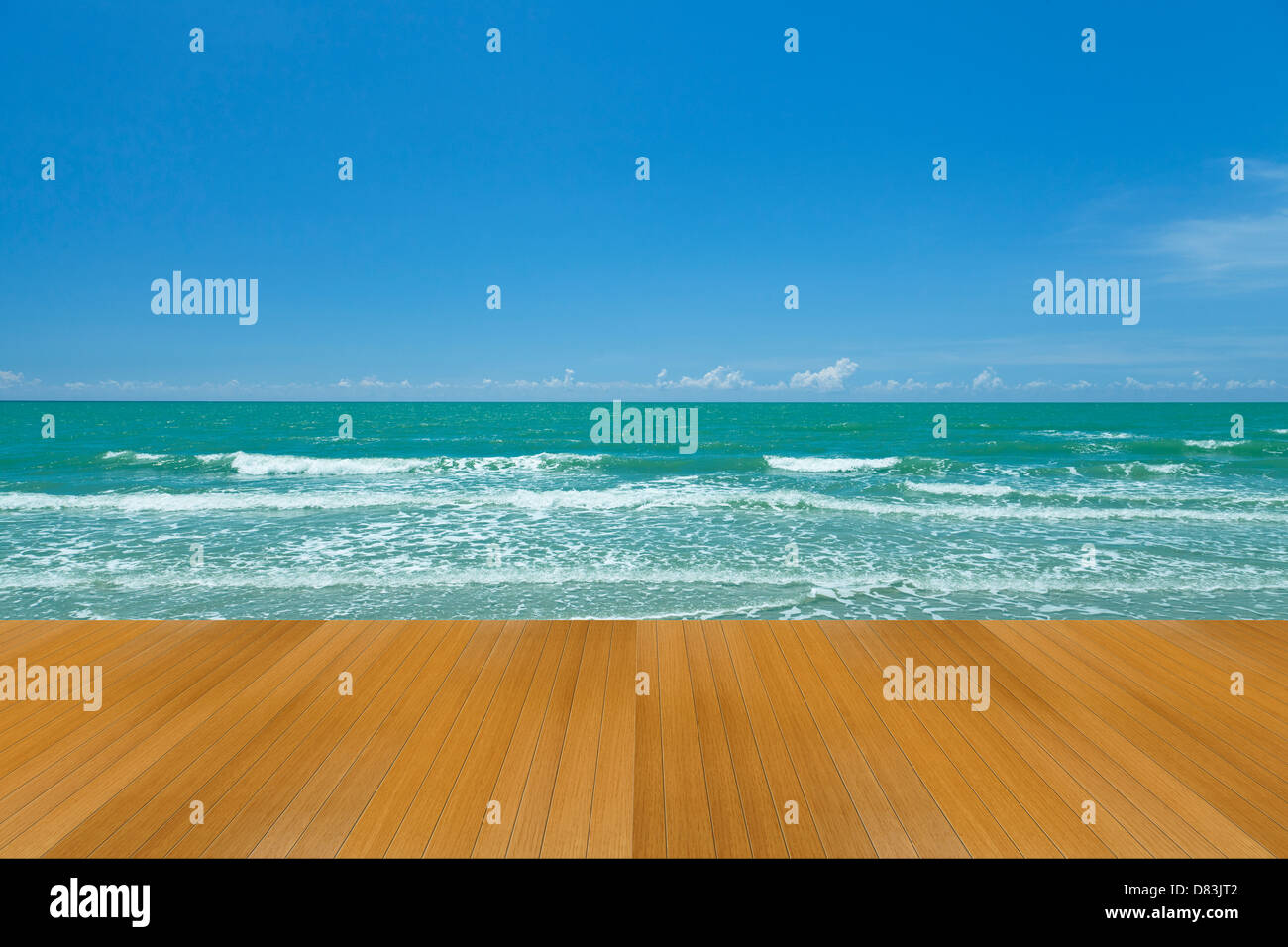 Beautiful wood terrace hi-res stock photography and images - Alamy