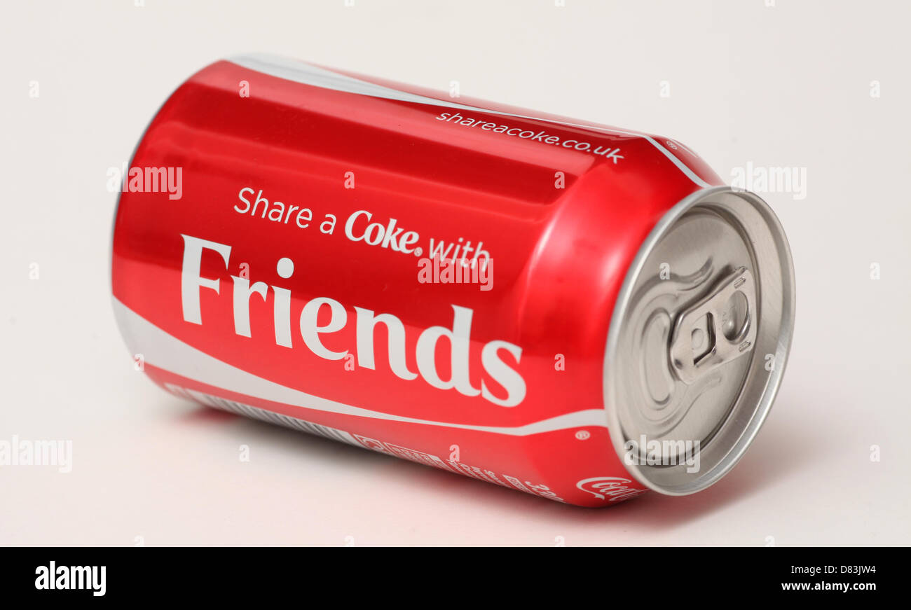 Coca-Cola Tin Can Stock Photo - Alamy