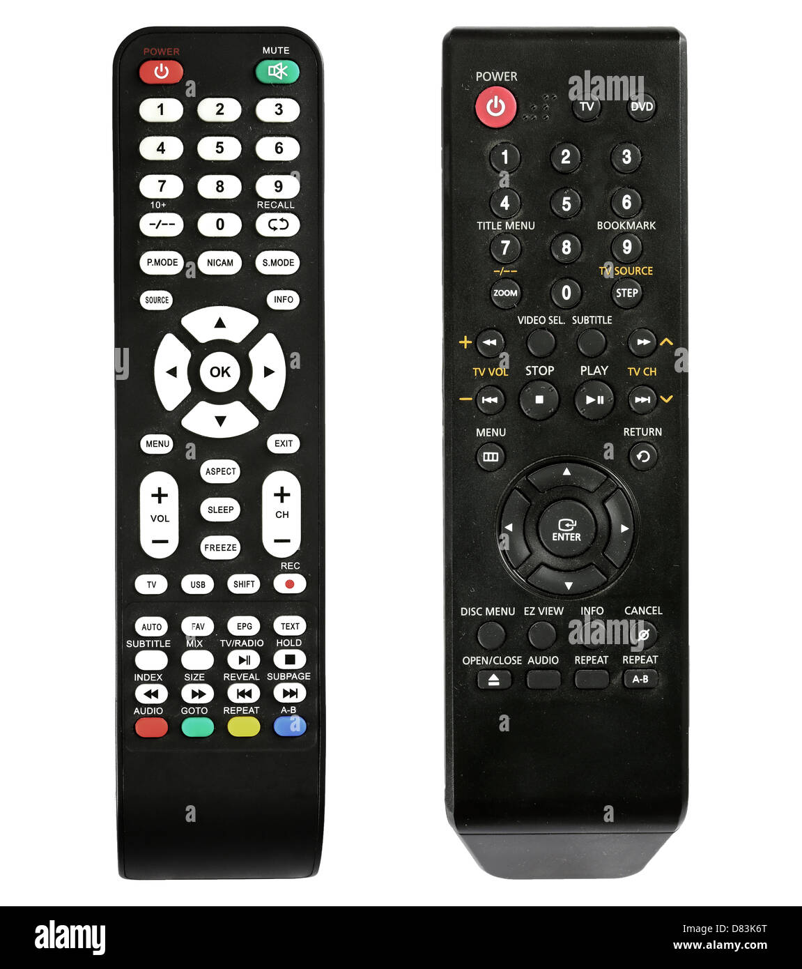 Tv remote isolated hi-res stock photography and images - Alamy