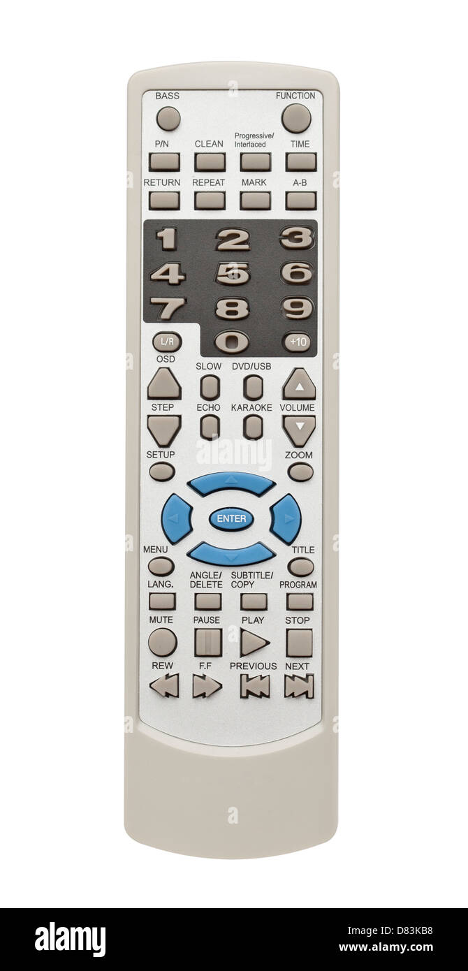 remote control isolated on white background Stock Photo - Alamy