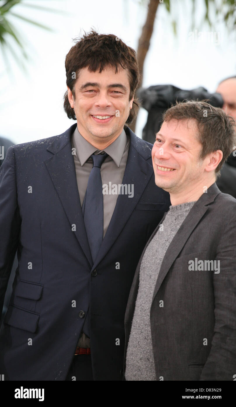 Cannes, France. 18th May 2013. Actors Benicio Del Toro and Mathieu ...
