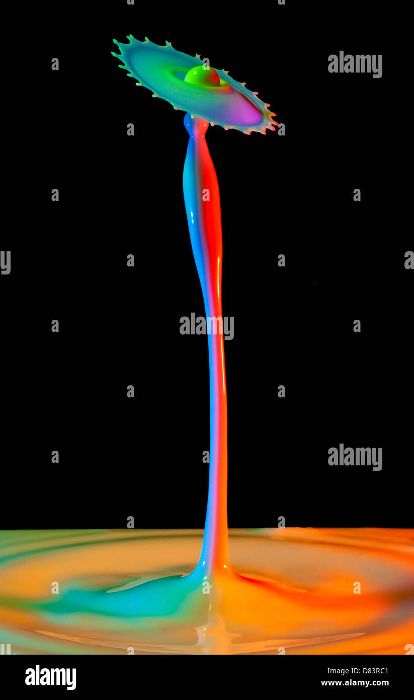 Cream splash hi-res stock photography and images - Alamy