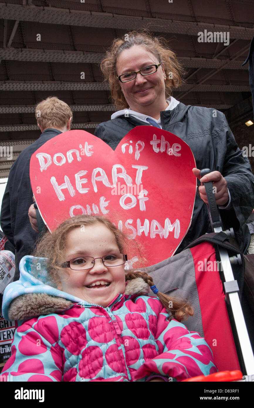 Lewisham hospital protest hi-res stock photography and images - Alamy