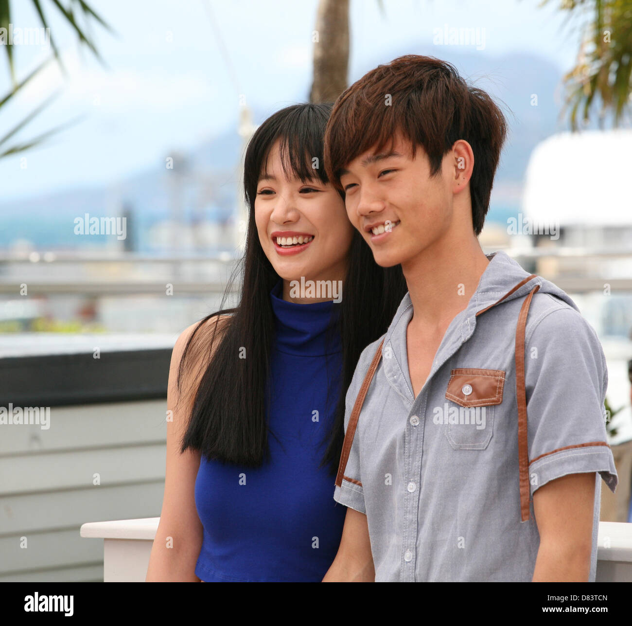 Cannes, France. 17th May 2013. Meng Li and Luo Lanshan at the Tian Zhu ...