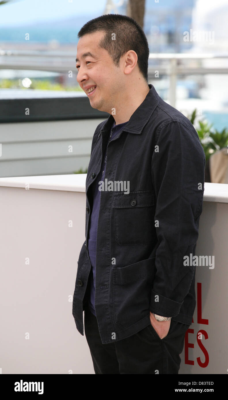 Cannes, France. 17th May 2013. Director Jia Zhangke at the Tian Zhu ...