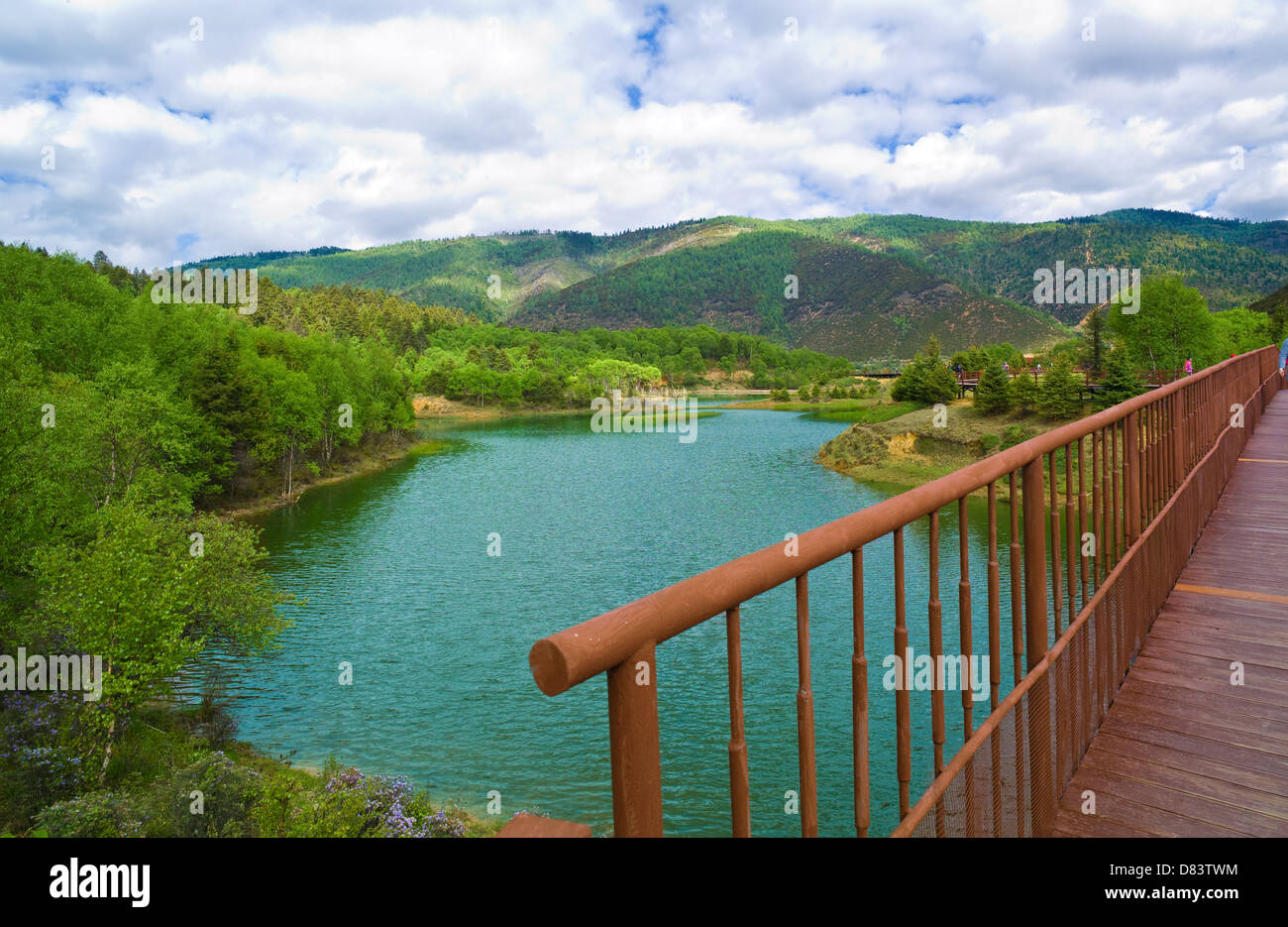 Beautiful Shudu Lake of Pudacuo National Park at Shangri-la, Yunnan ...