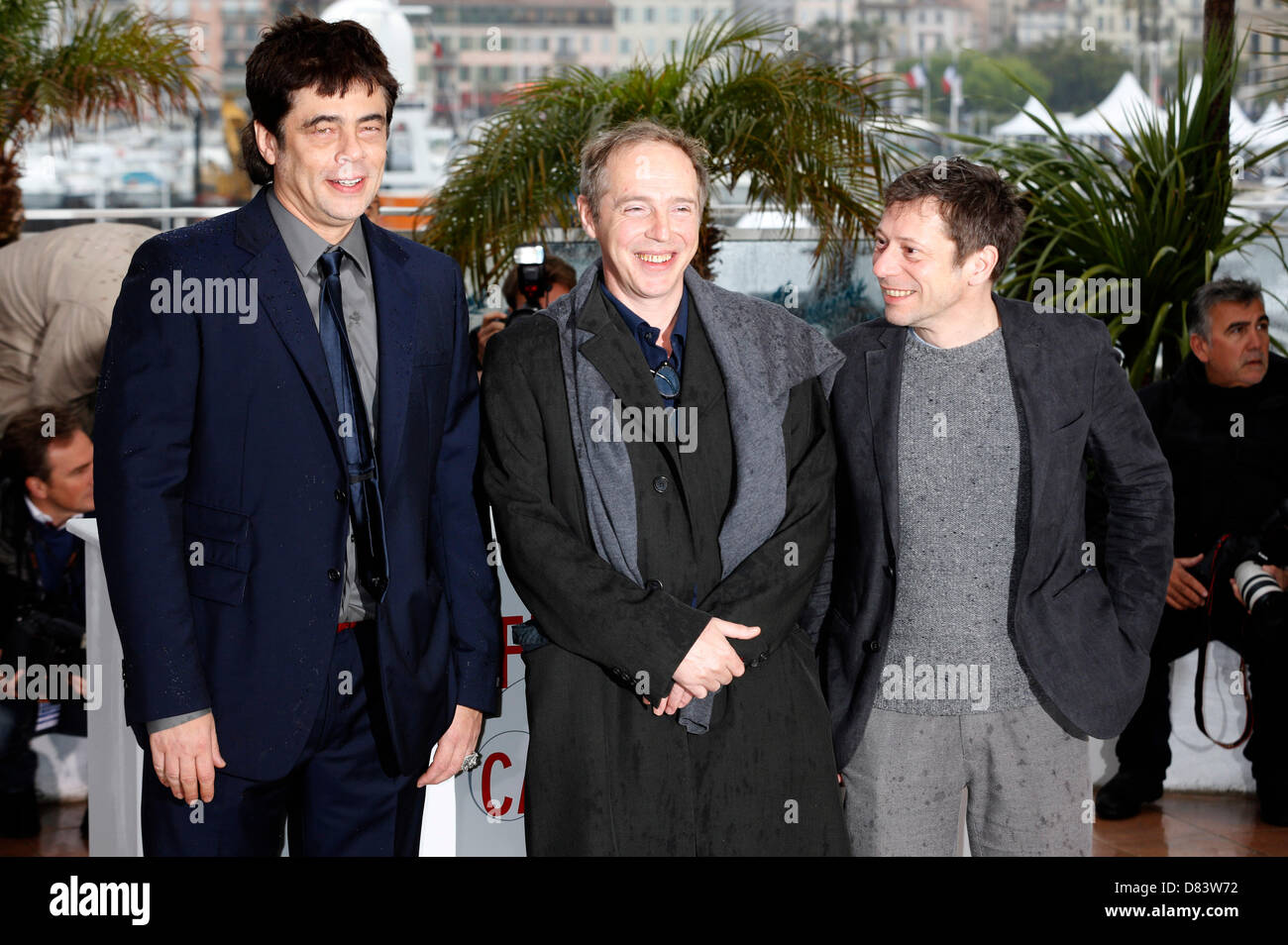 Cannes, France. 18th May 2013. Benicio Del Toro, Arnaud Desplechin and ...