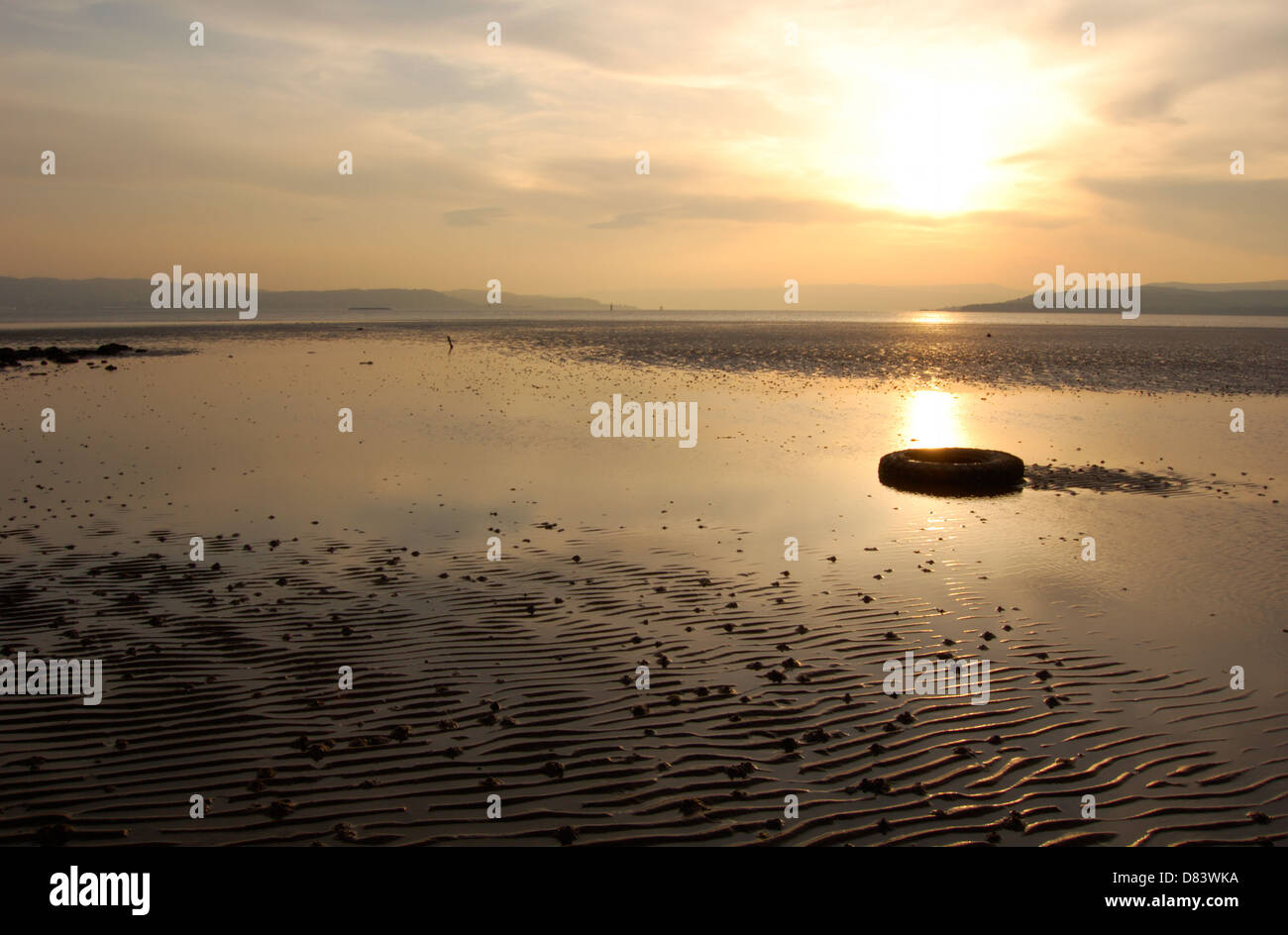 Beach at Craigendoran on the Firth of Clyde, Scotland Stock Photo - Alamy