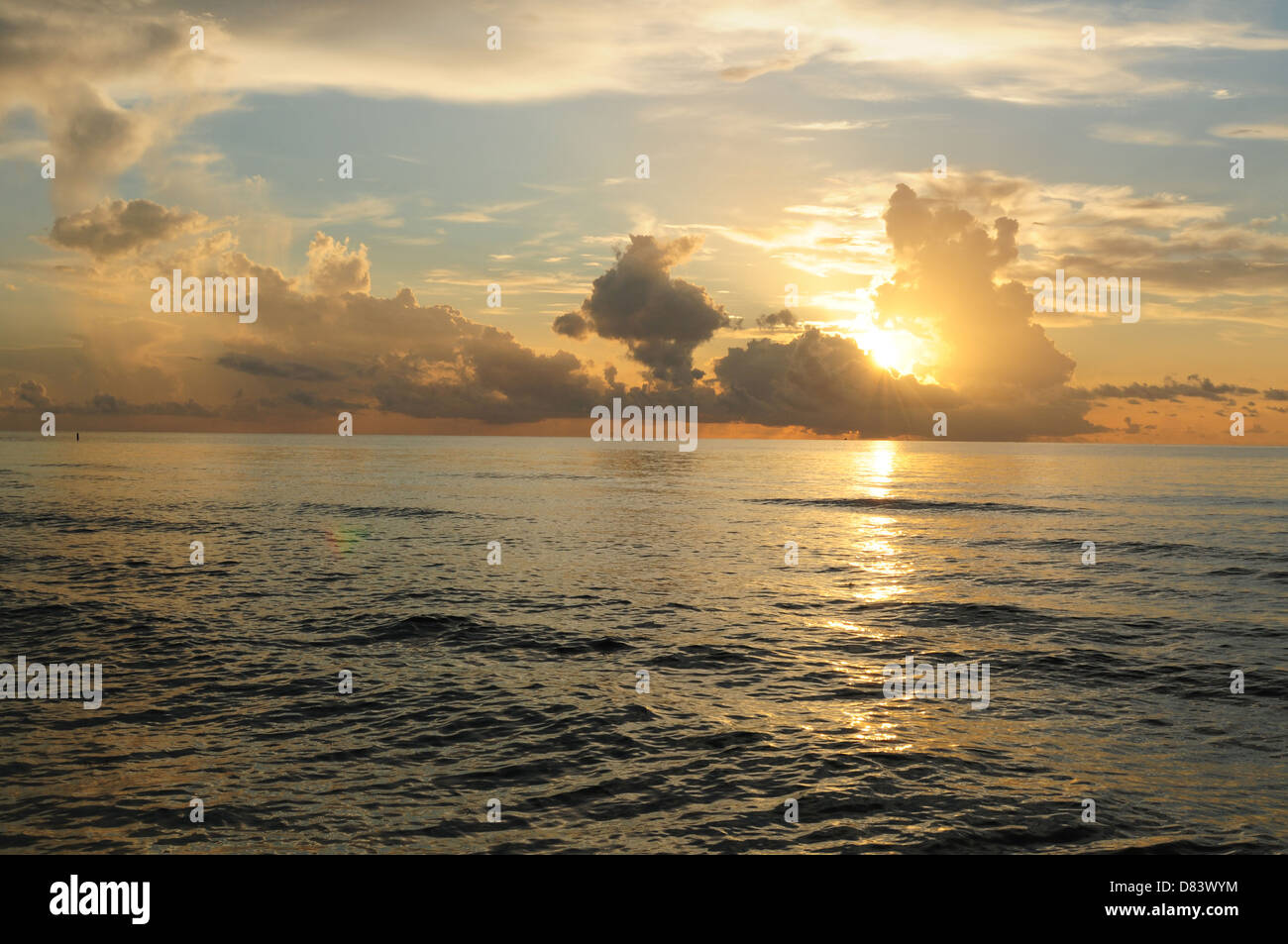 Colorful sky over ocean on hi-res stock photography and images - Alamy