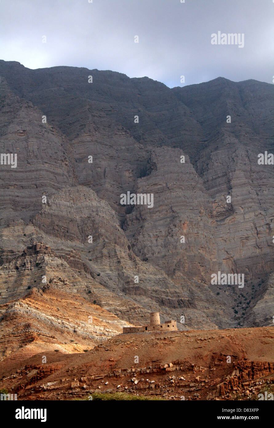 Old Musandam Fort Stock Photo - Alamy
