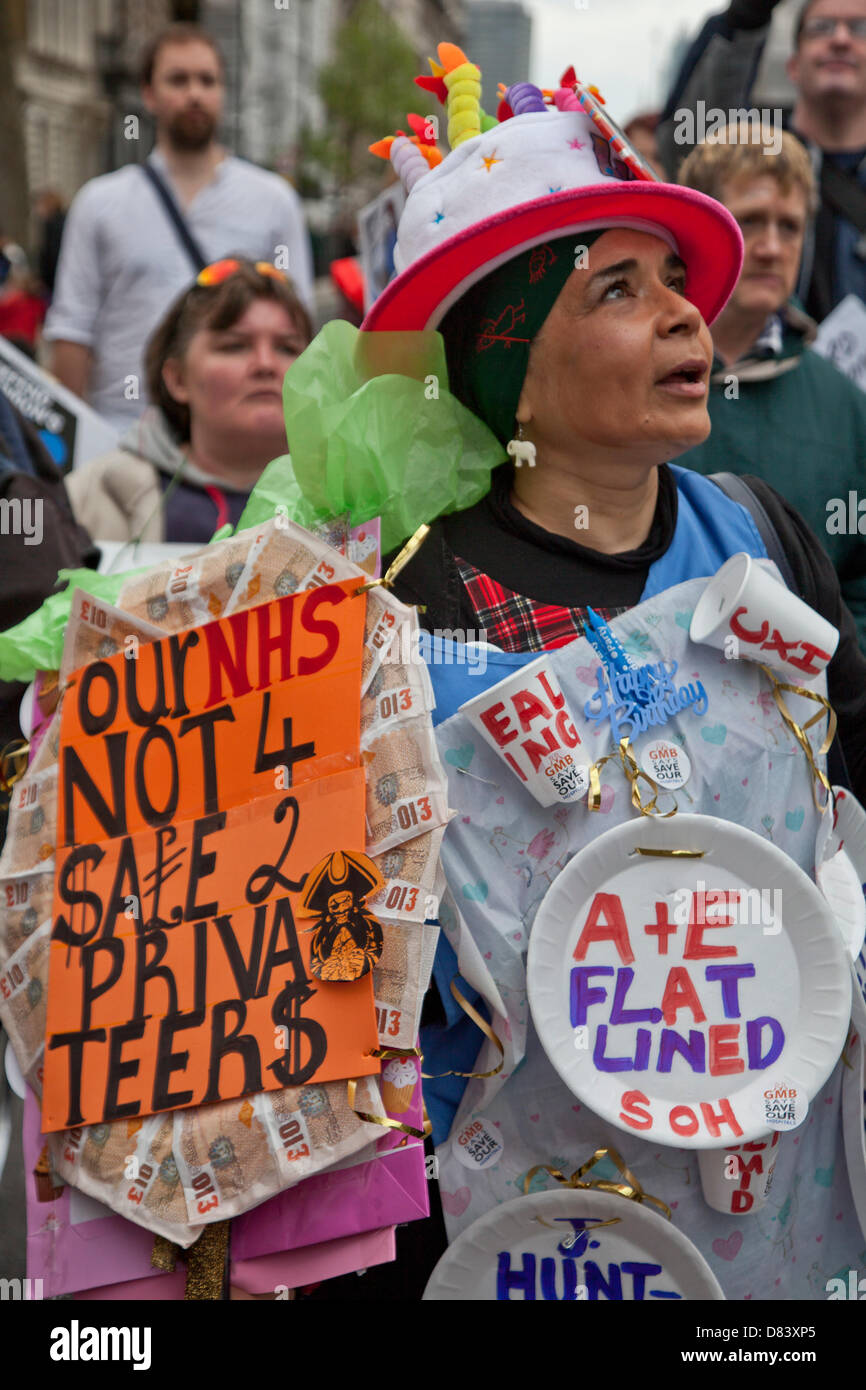 Help Save London's Health Service demonstration against cuts in the NHS ...
