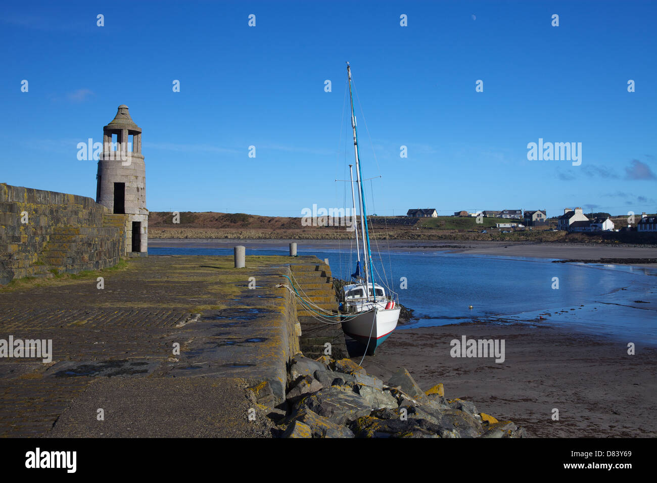 Port Logan, Rhins of Galloway, Scotland Stock Photo - Alamy