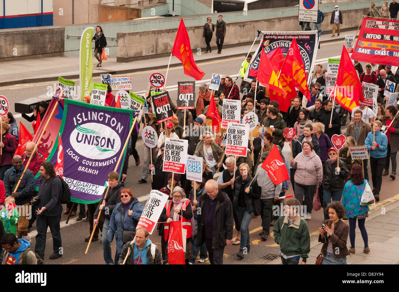 Public Service Protest Uk High Resolution Stock Photography and Images ...