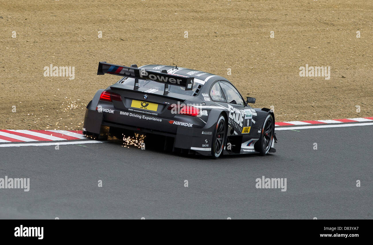 Brands Hatch, UK. 18th May 2013. Joey Hand (USA)driving the BMW Team ...