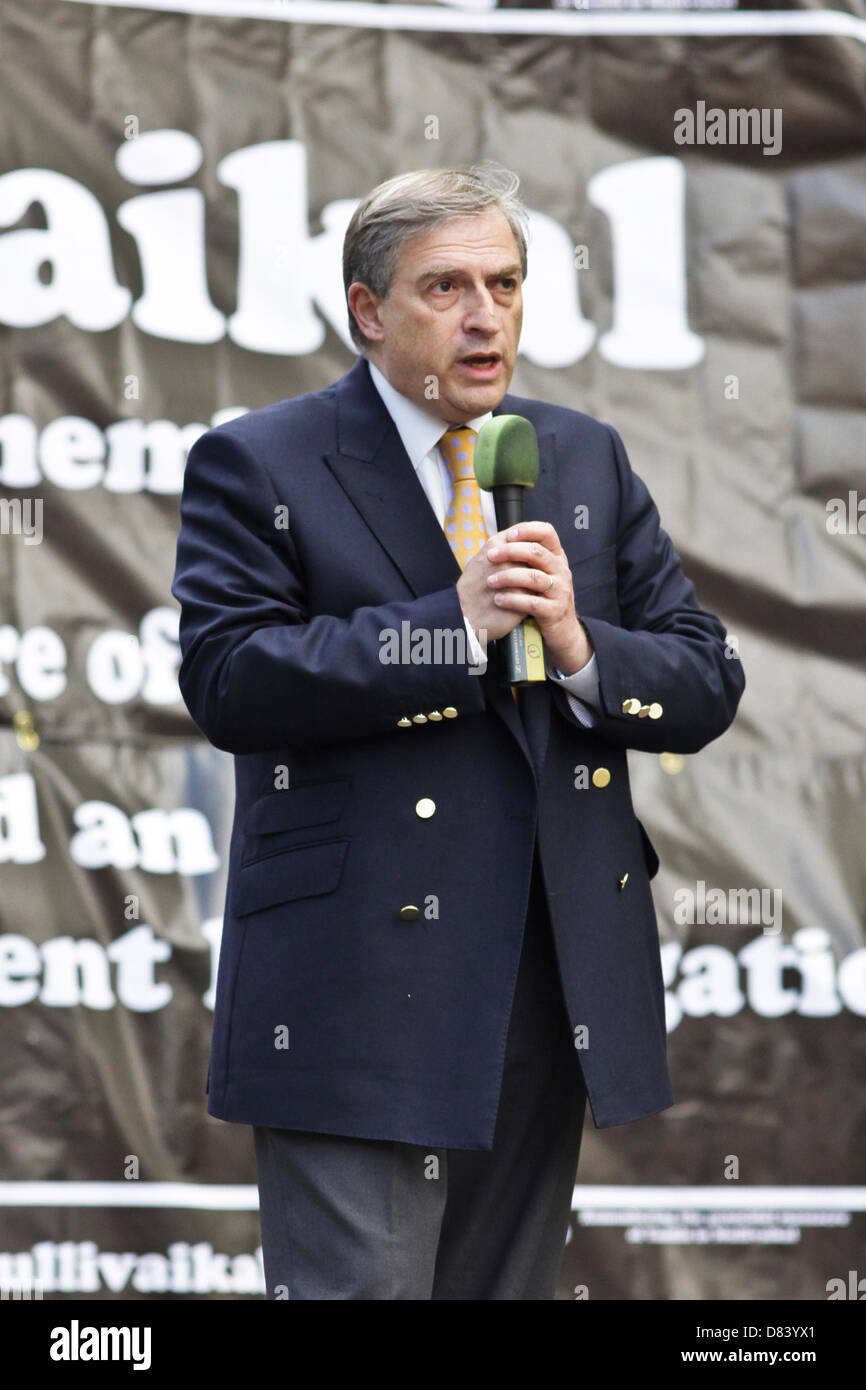 London, UK. 18th May 2013. . Lee Scott, Conservative MP for Ilford ...